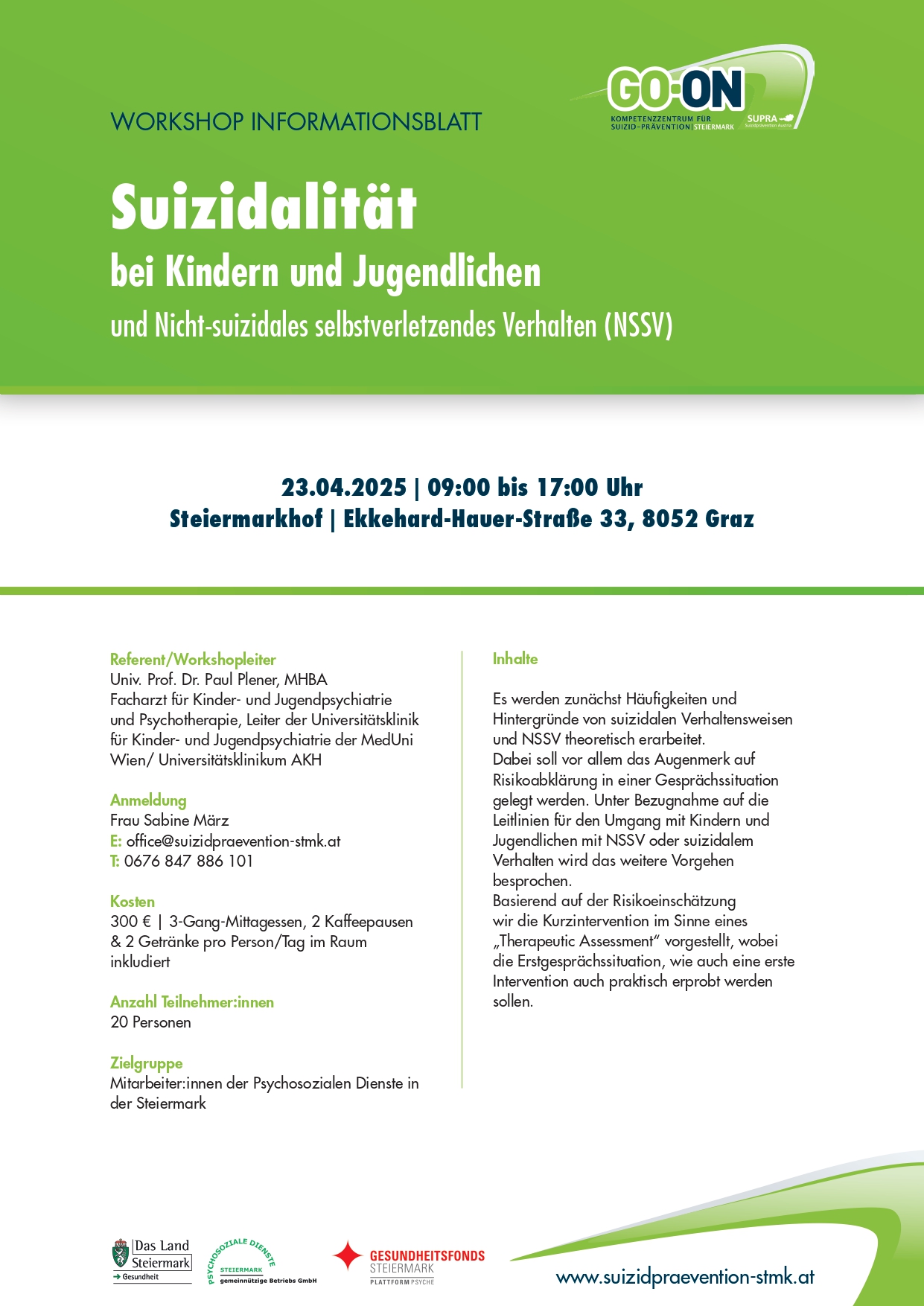 Archiv - GO-ON - Suizidprävention Steiermark